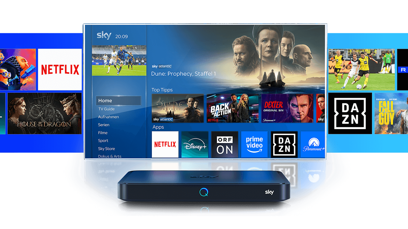 Sky Q Receiver - Das beste Fernseherlebnis in UHD / 4K